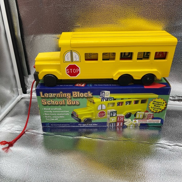 Toys | Learning Block School Bus New In Box | Poshmark